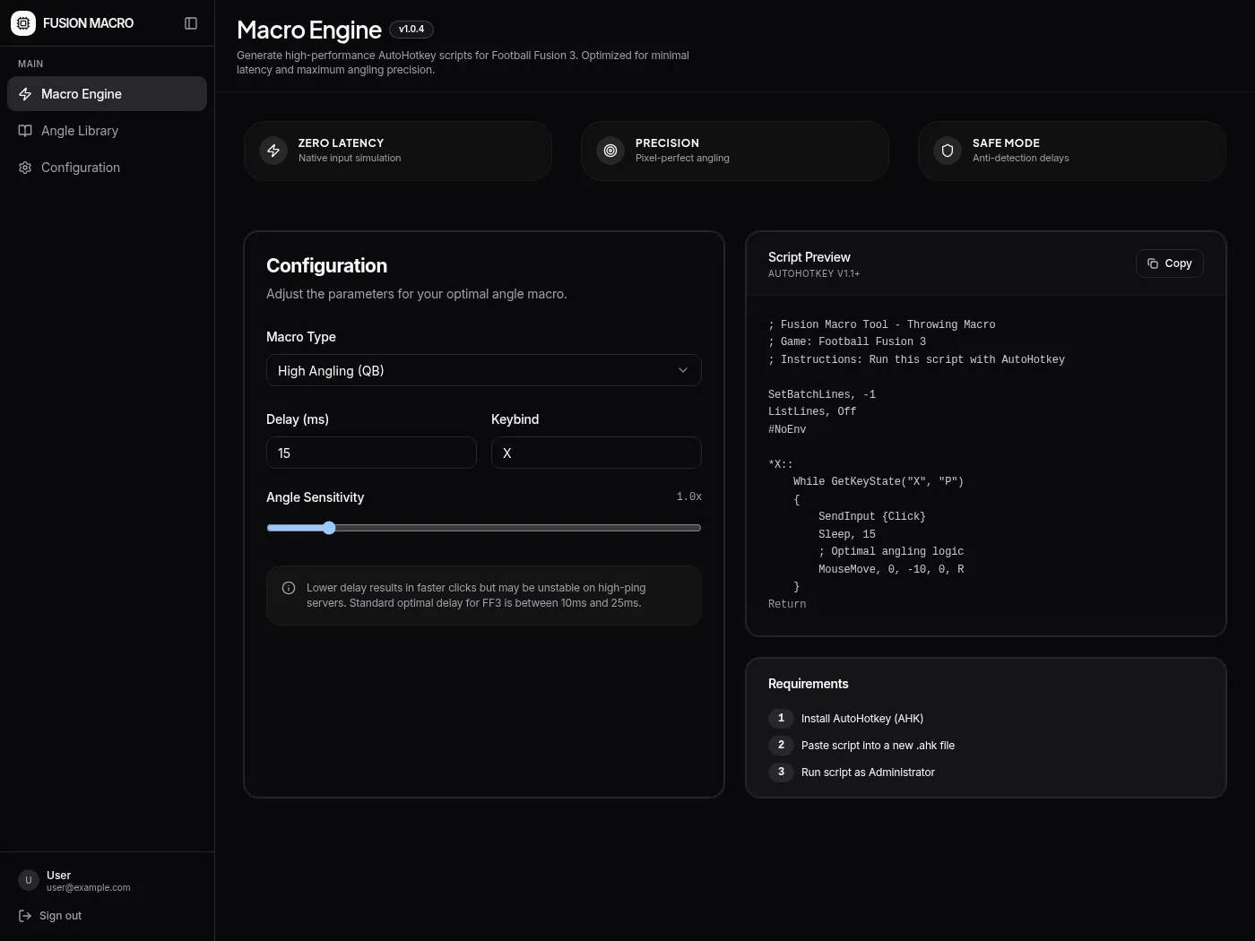 Fusion Macro Tool