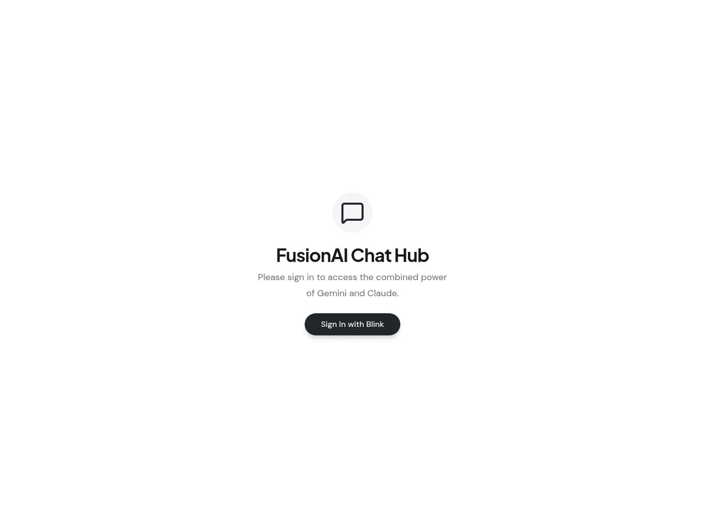 FusionAI Chat Hub