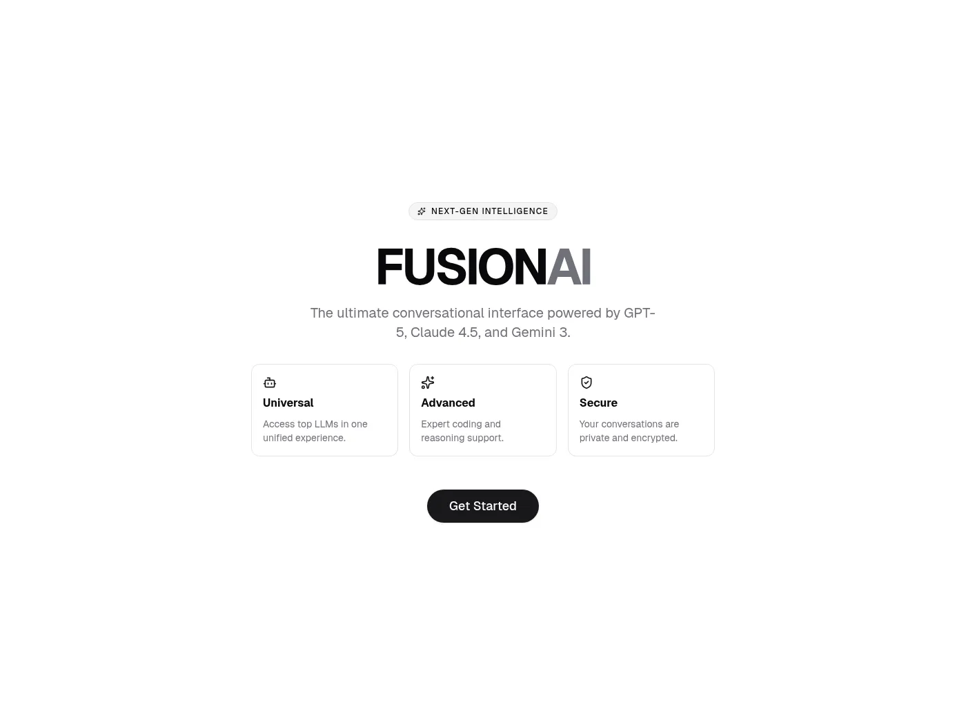 FusionAI Chatbot