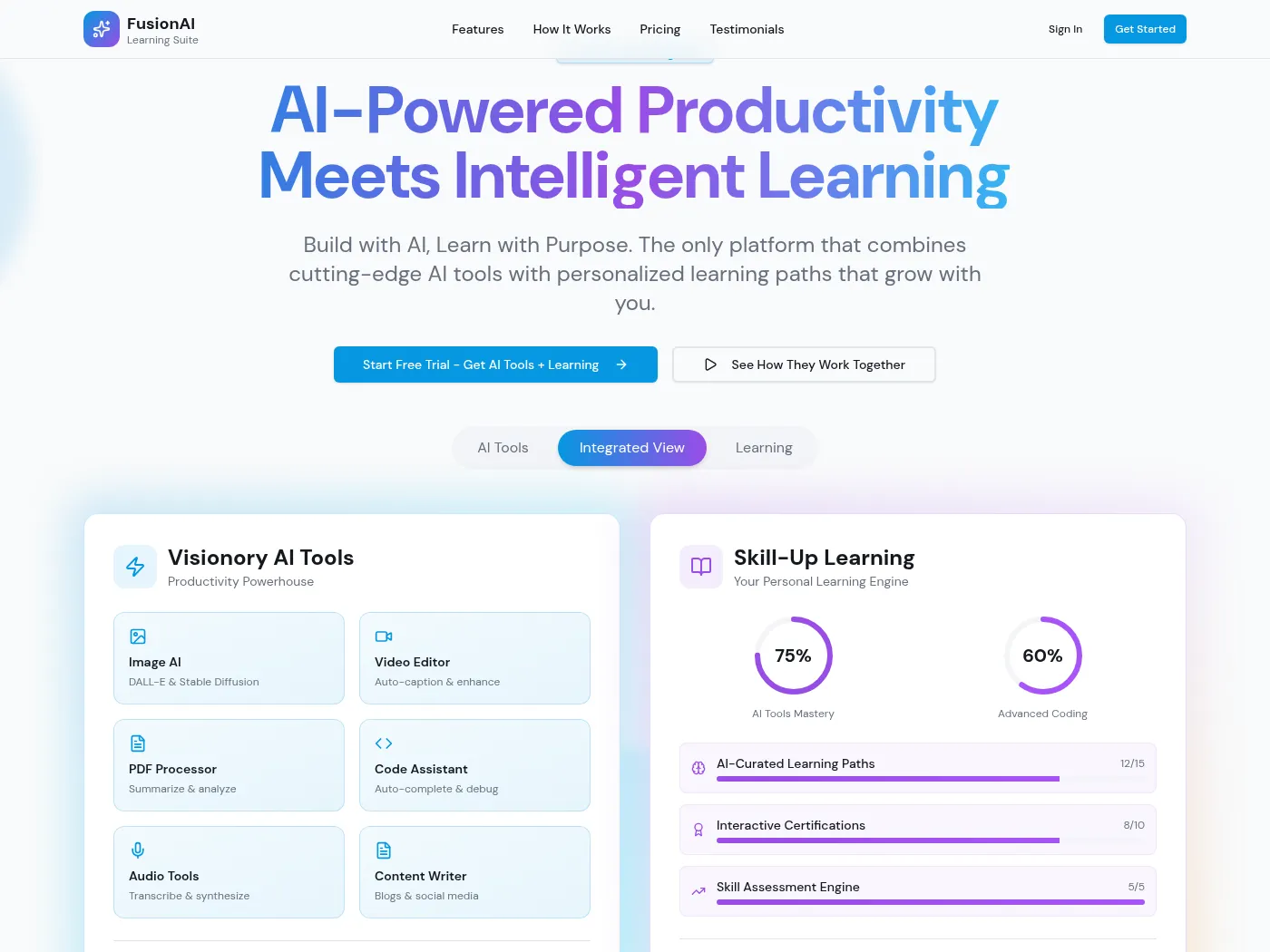 FusionAI Learning Suite
