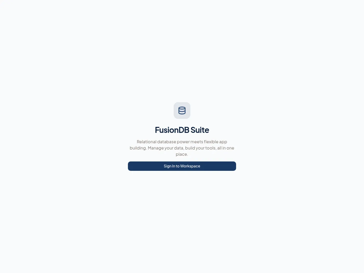 FusionDB Suite