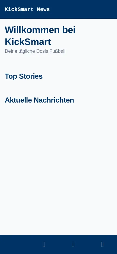 KickSmart Fußball App