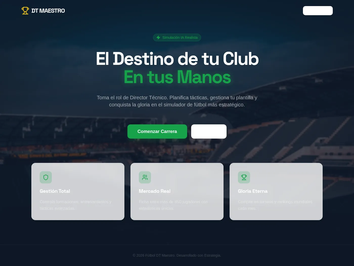 Fútbol DT Maestro