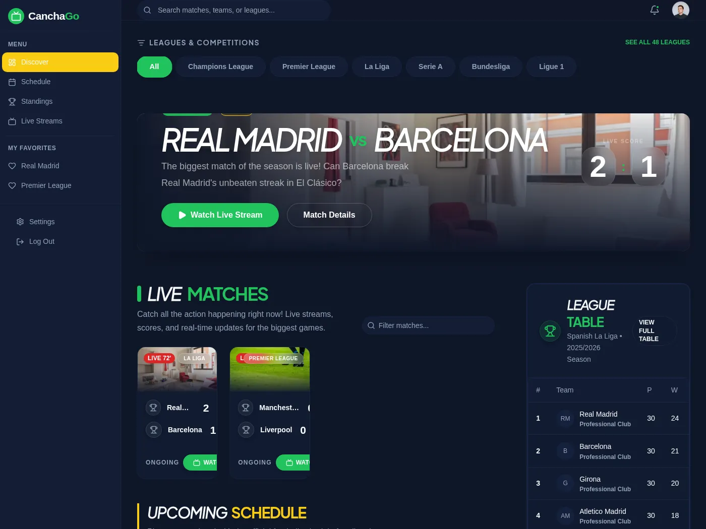 Fútbol Live Stream