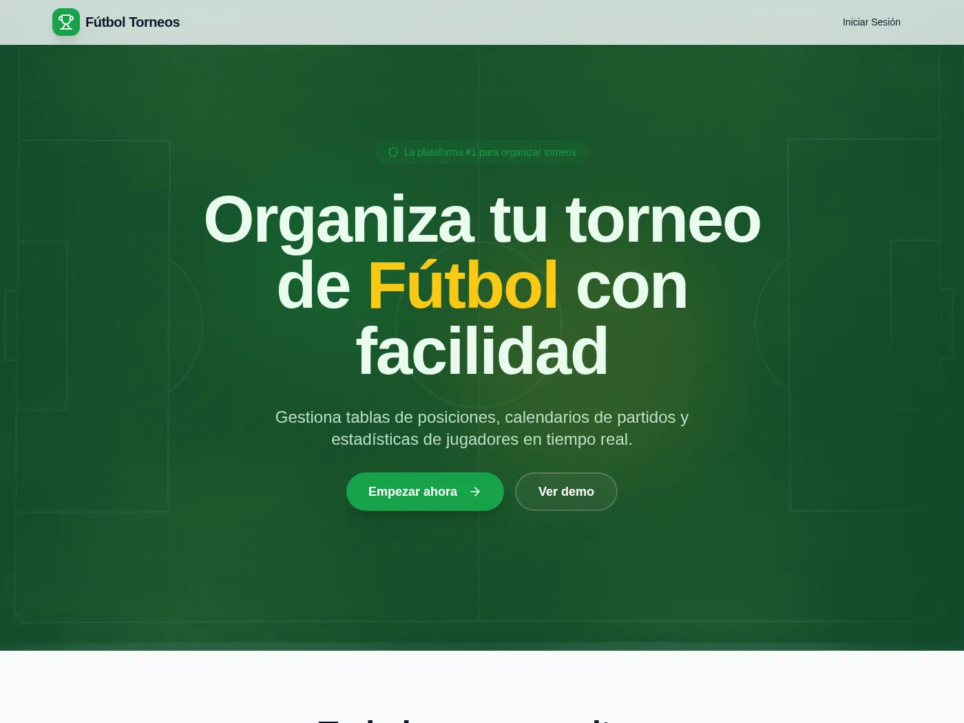 Fútbol Torneos Fácil