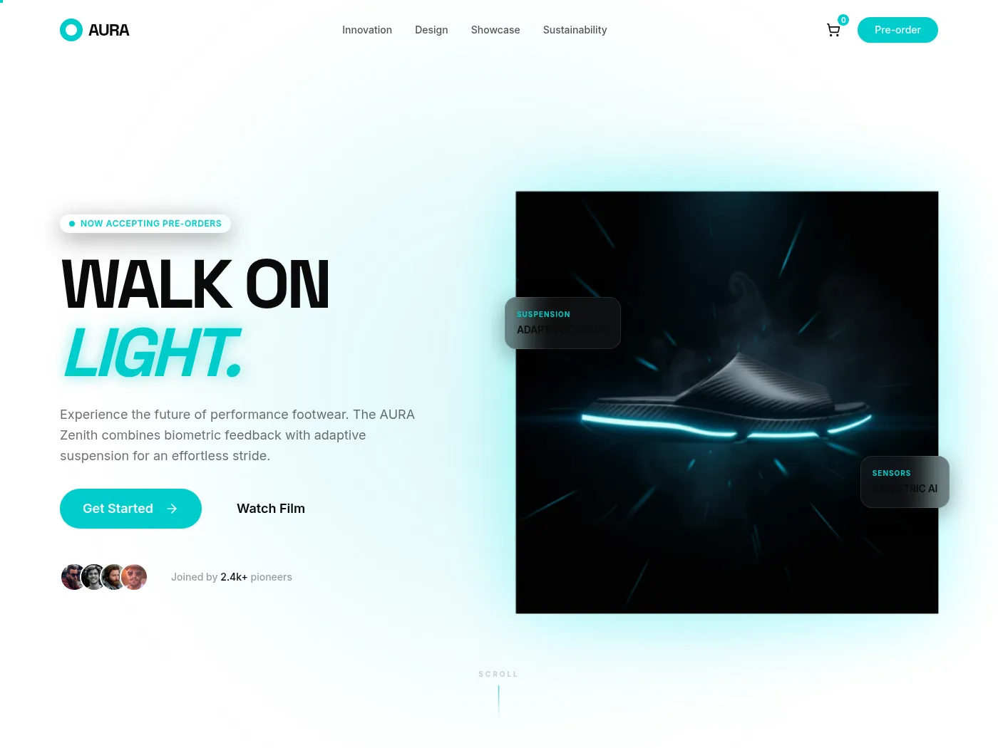 Futura Landing Page