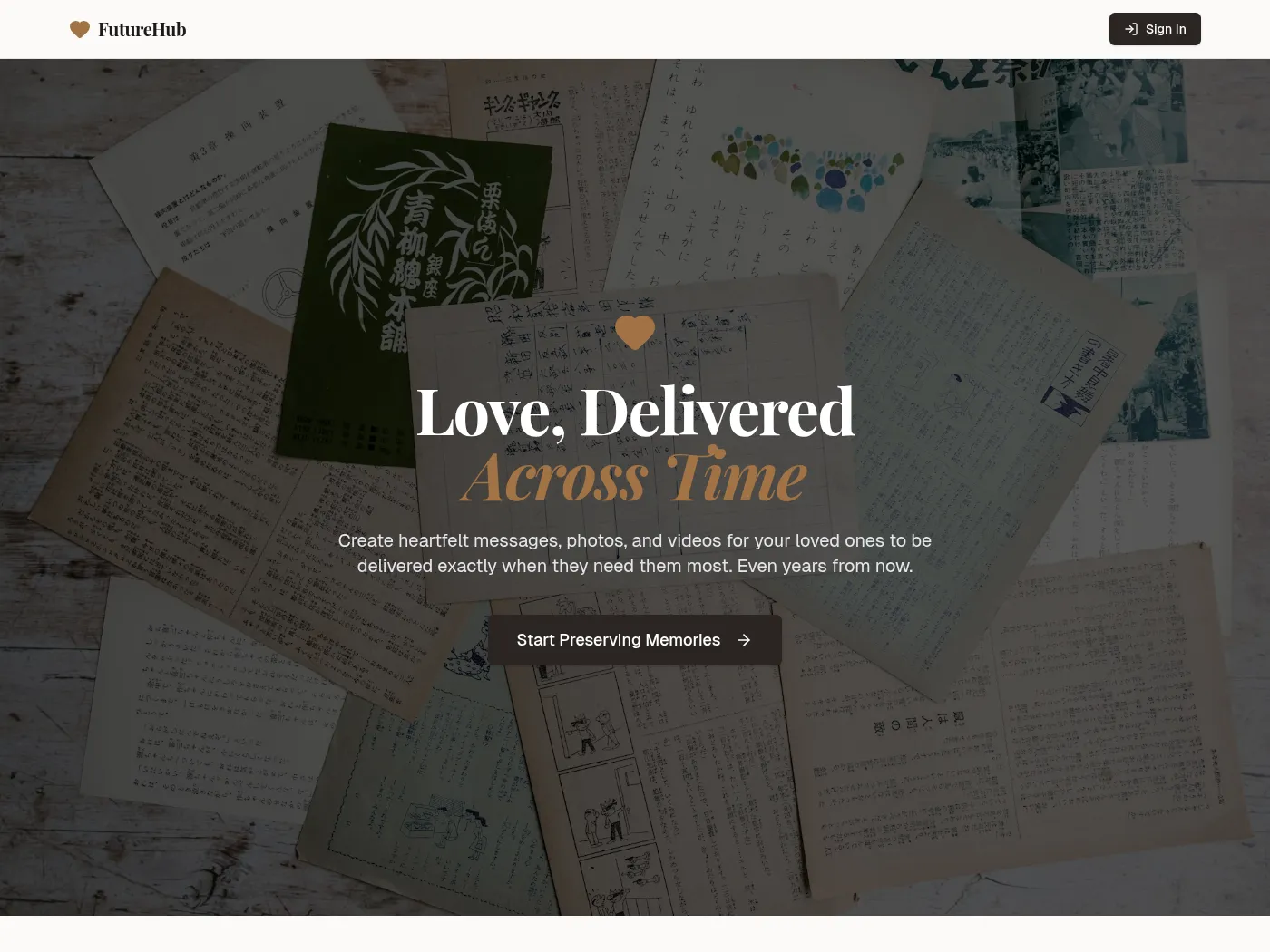 Future Messages Hub