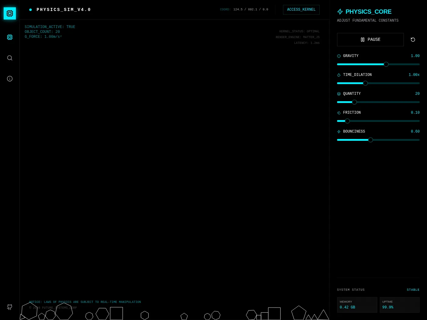 Future Physics Simulator