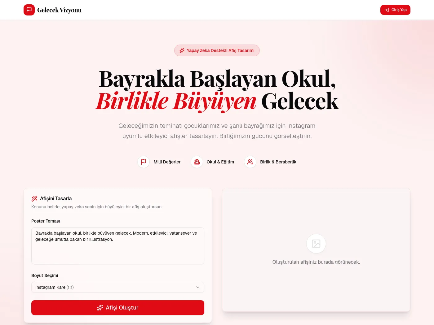 Birlikte Gelecek Post Creator