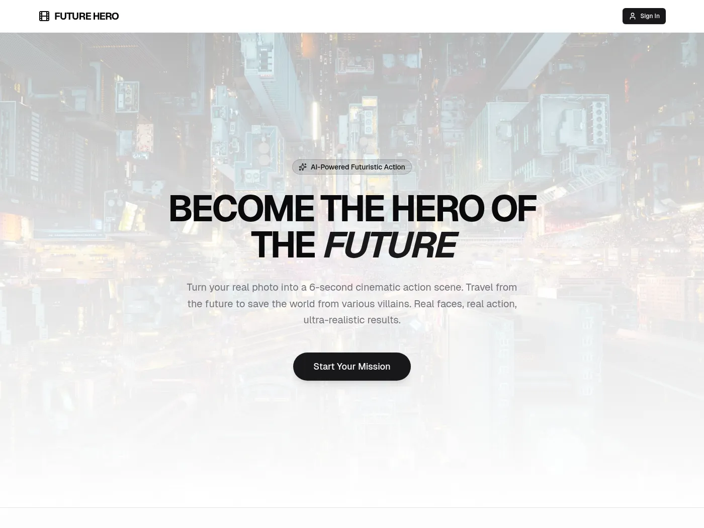 Future Hero Video Creator