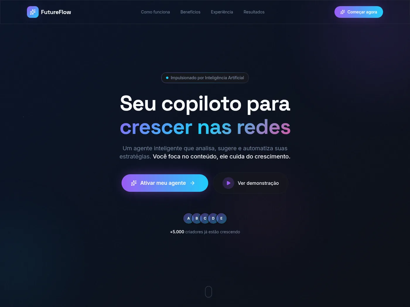 FutureFlow Landing Page