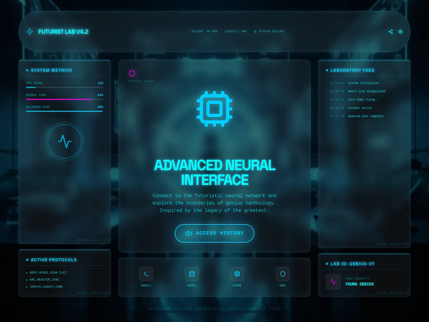 Futurist Lab Explorer