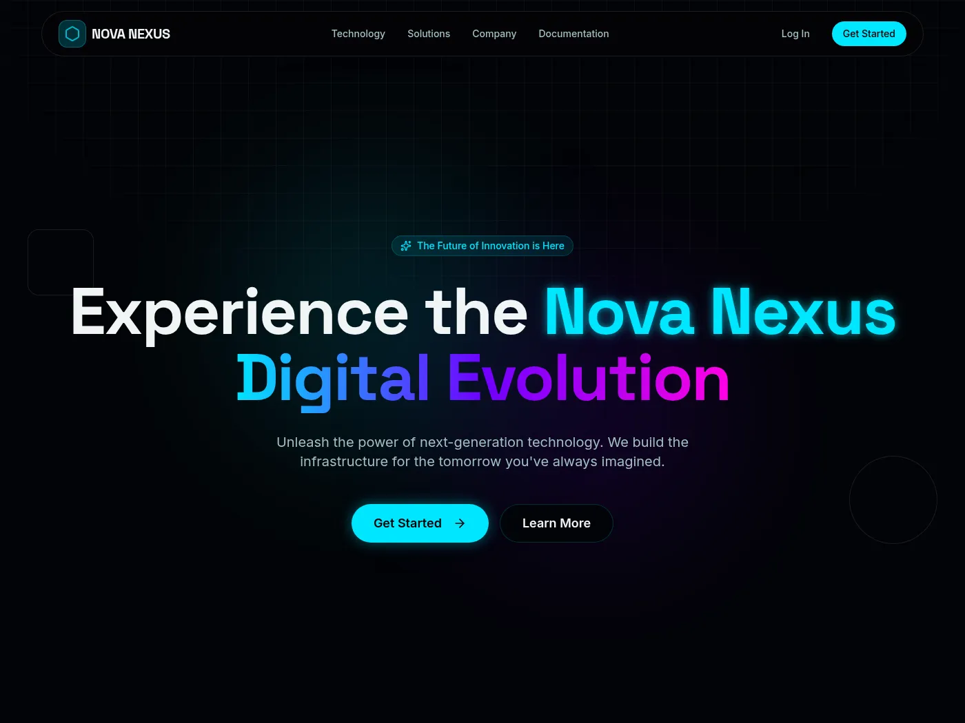 Futurist Web Page