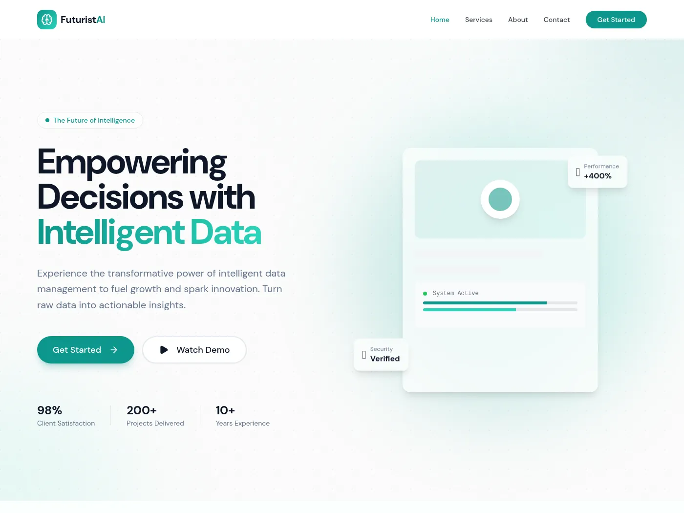 FuturistAI Services Site
