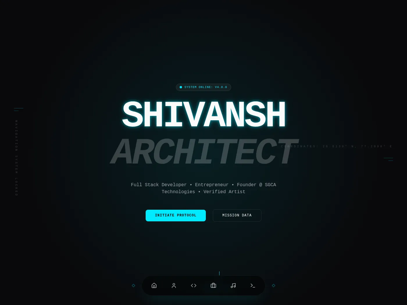 Shivansh Futuristic Portfolio