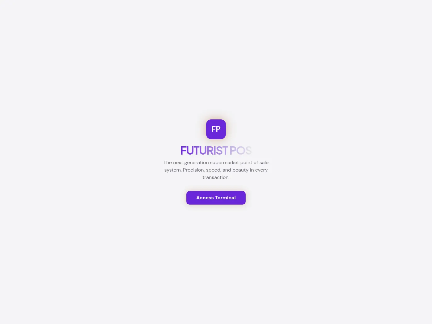 FuturistPOS Frontend
