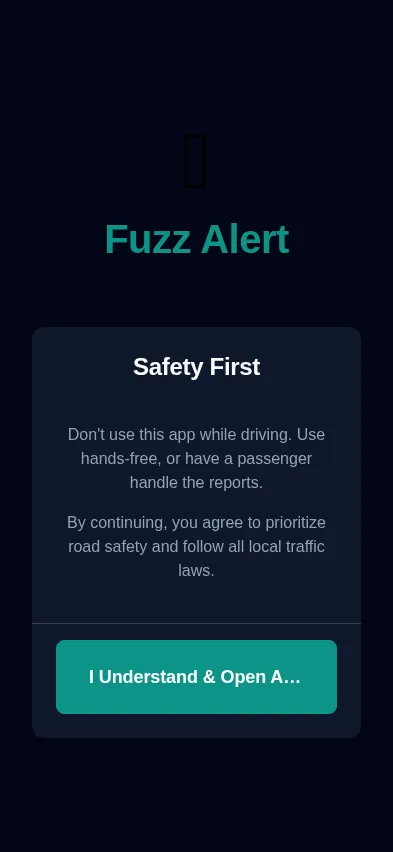 Fuzz Alert Map