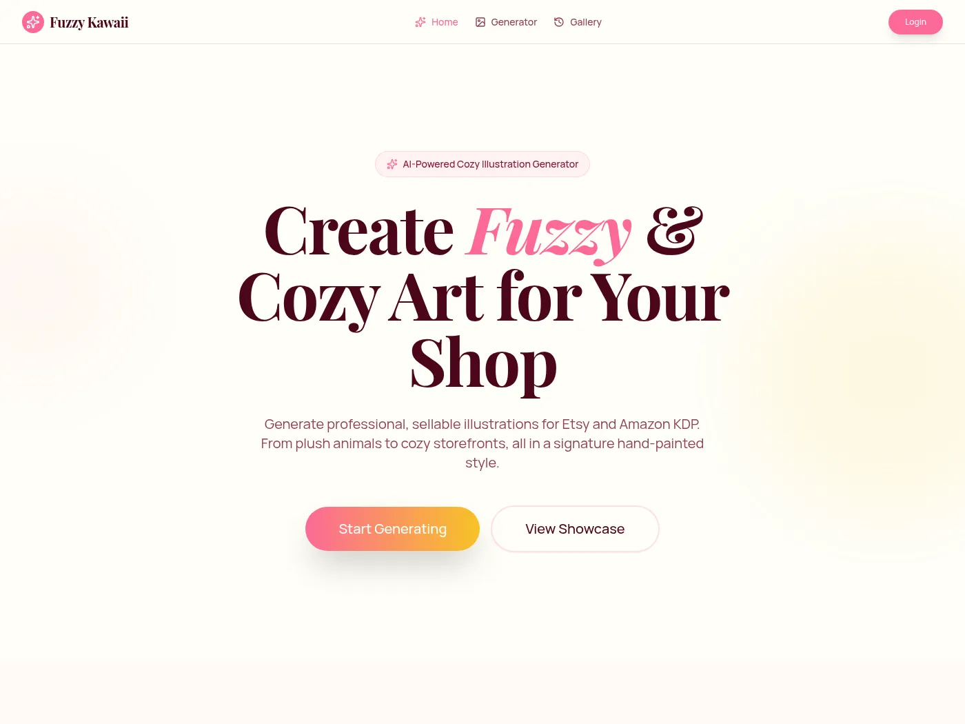 Fuzzy Kawaii Generator