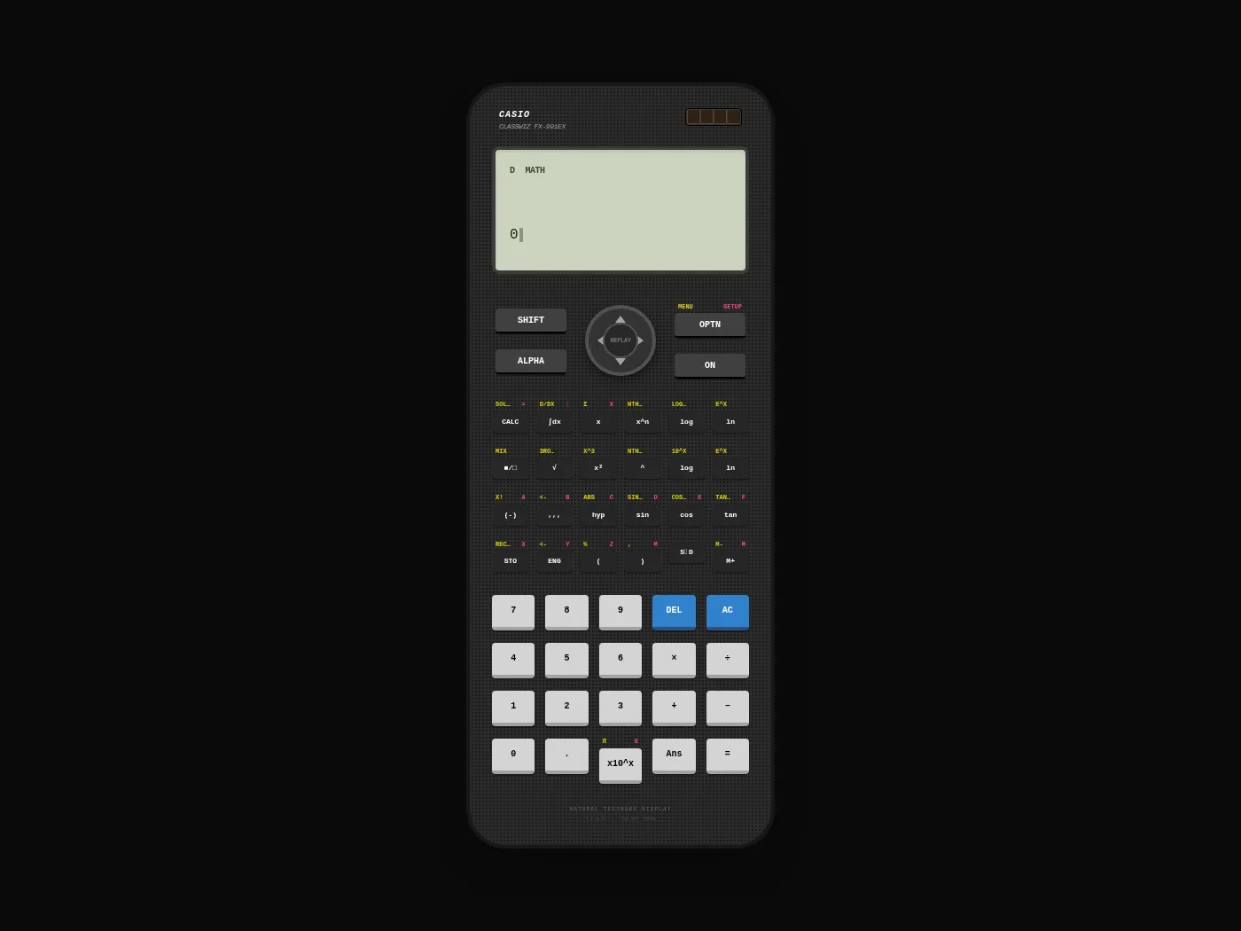 Casio FX-991EX Web Clone