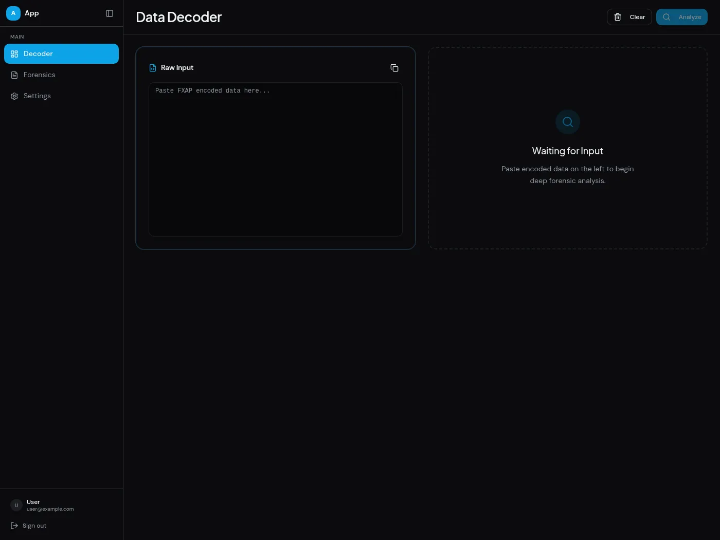 FXAP Analyzer