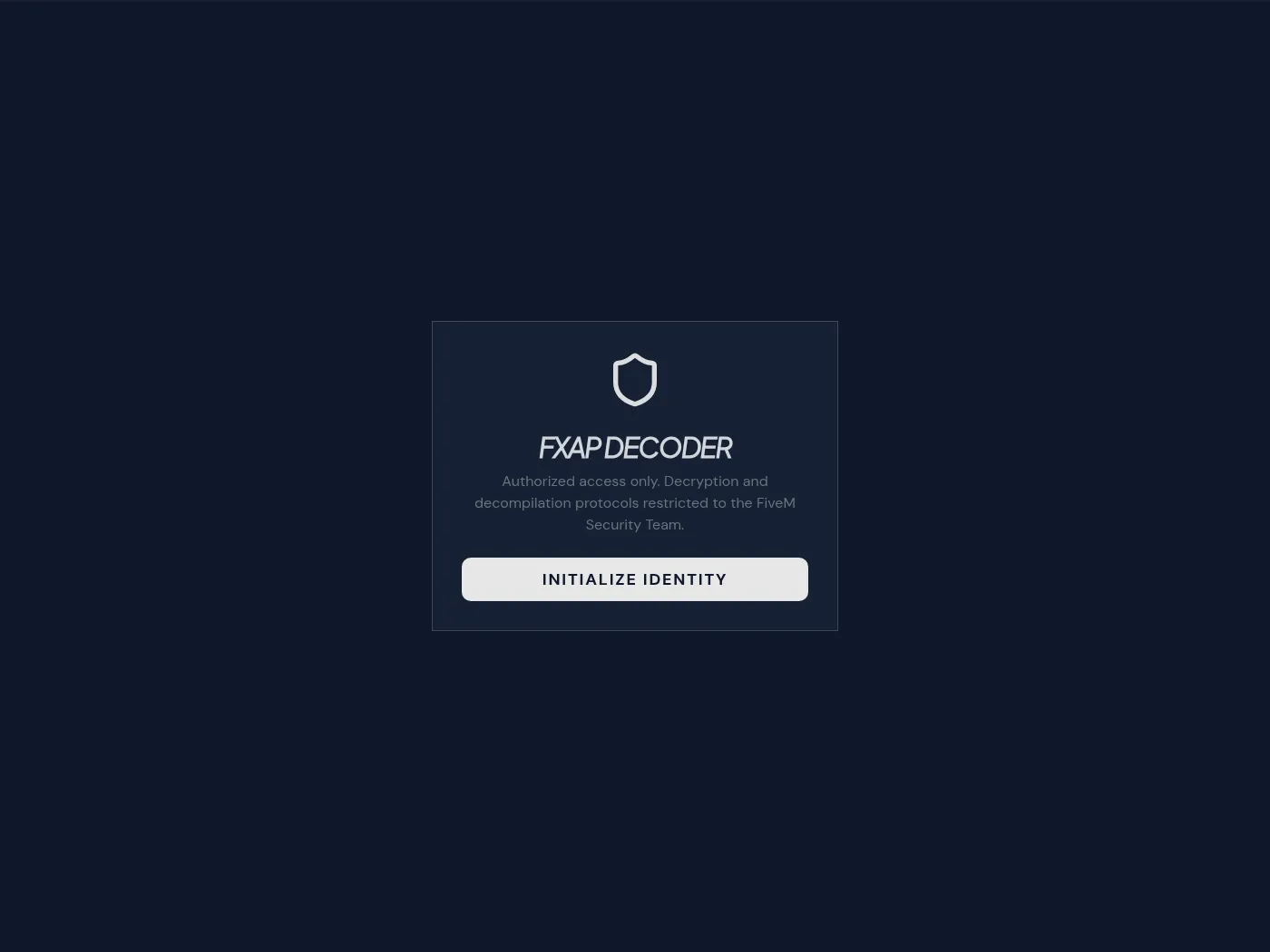 FXAP Decoder Toolkit