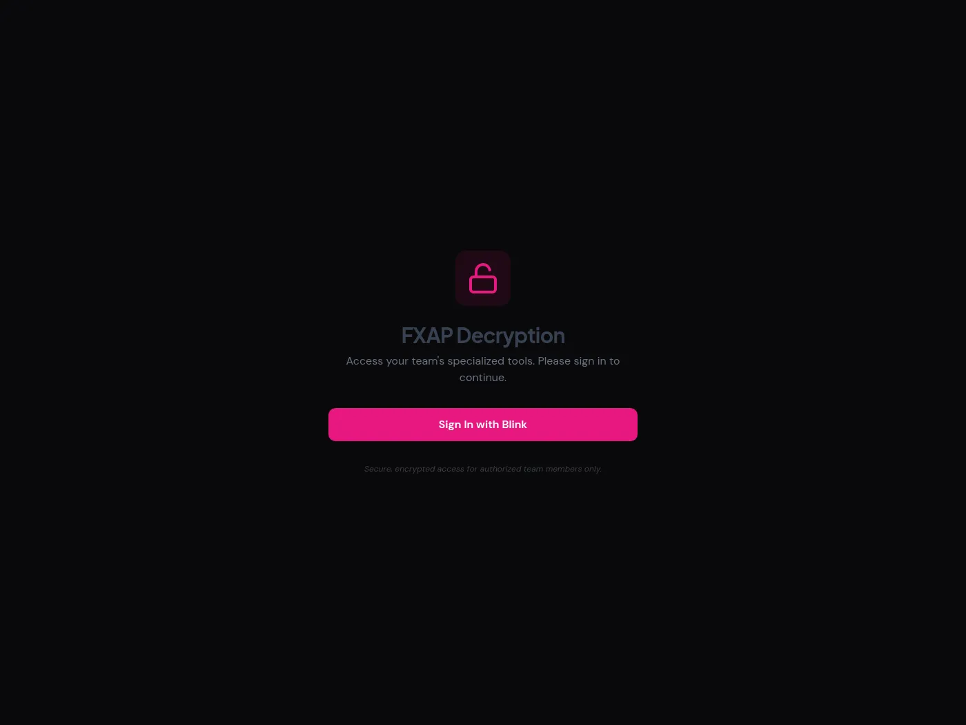 FXAP Decryption Tool