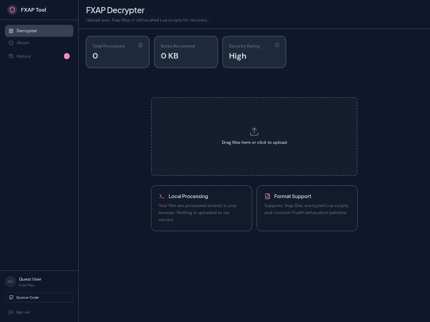 FXAP Decryption Tool
