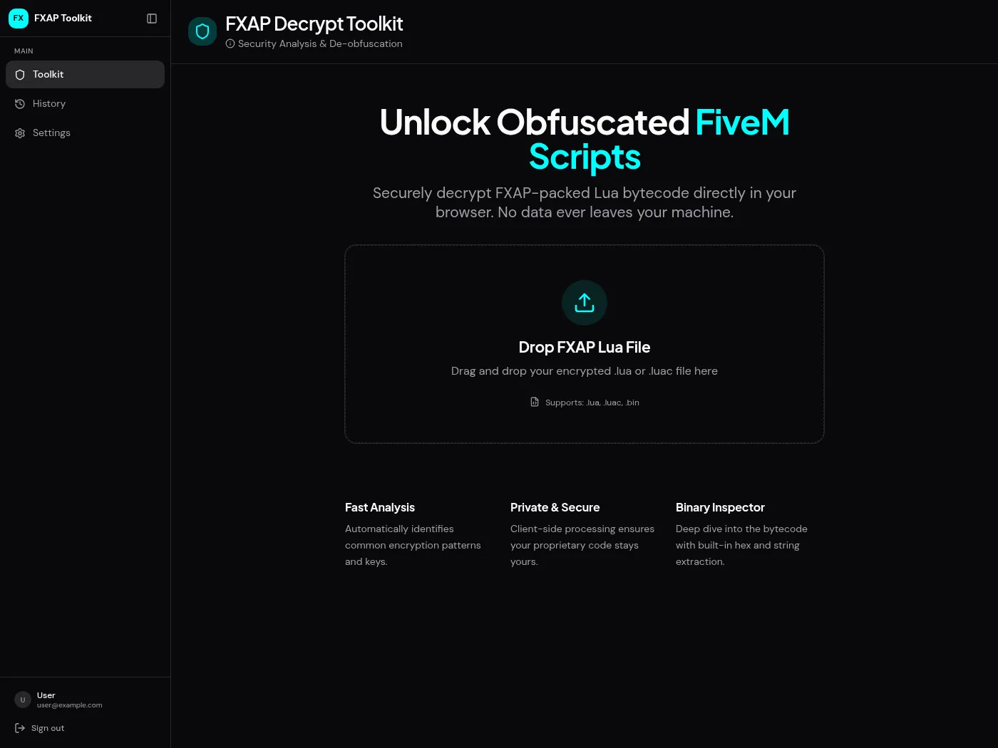 FXAP Lua Decrypt Toolkit