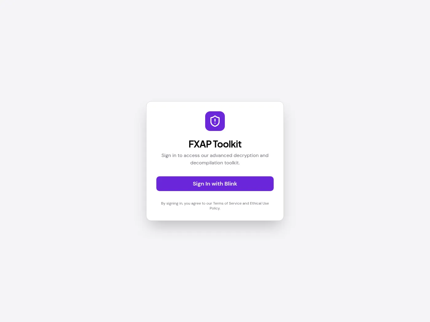FXAP Decrypt Toolkit