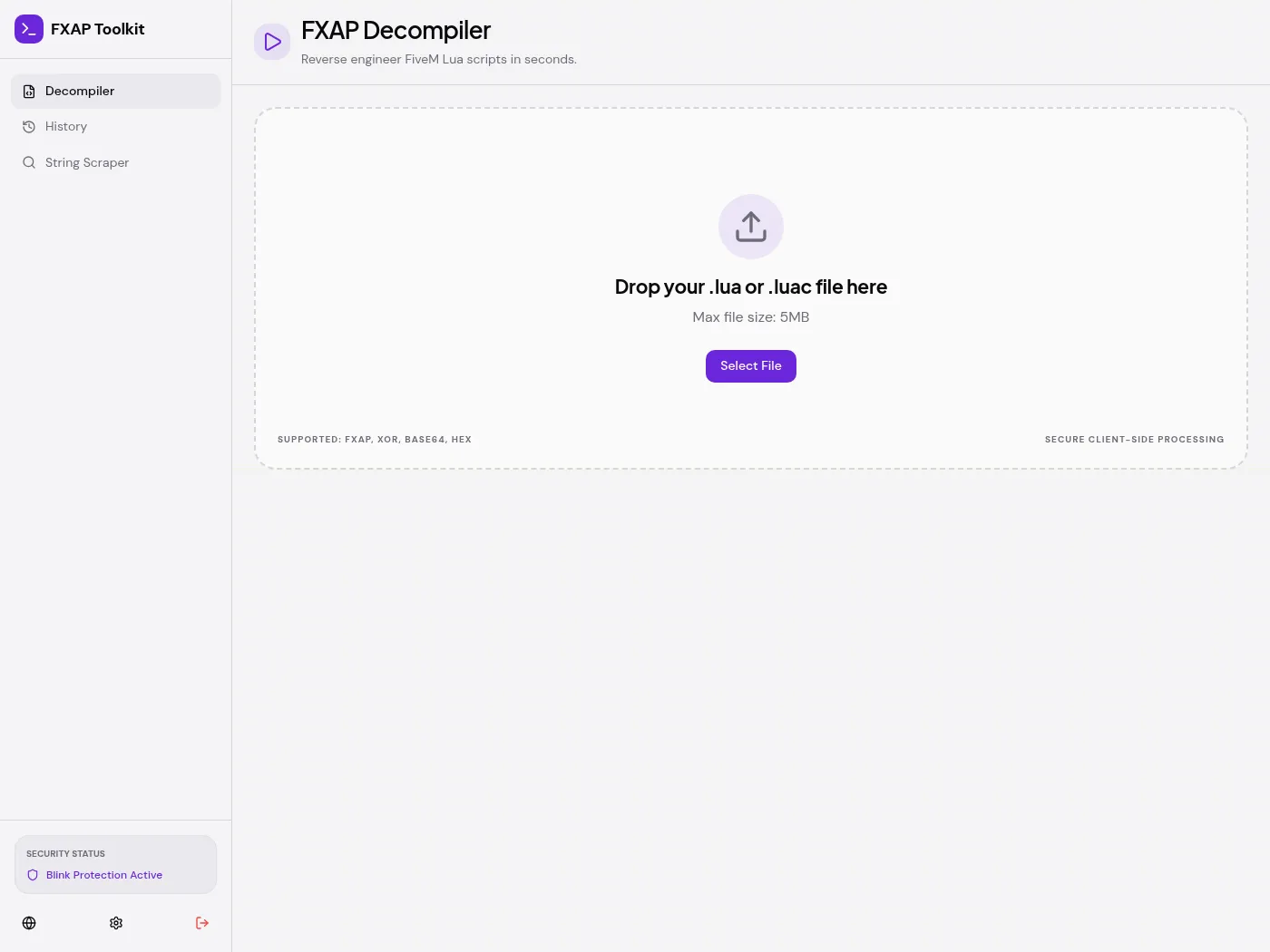FXAP Lua Decrypt Toolkit