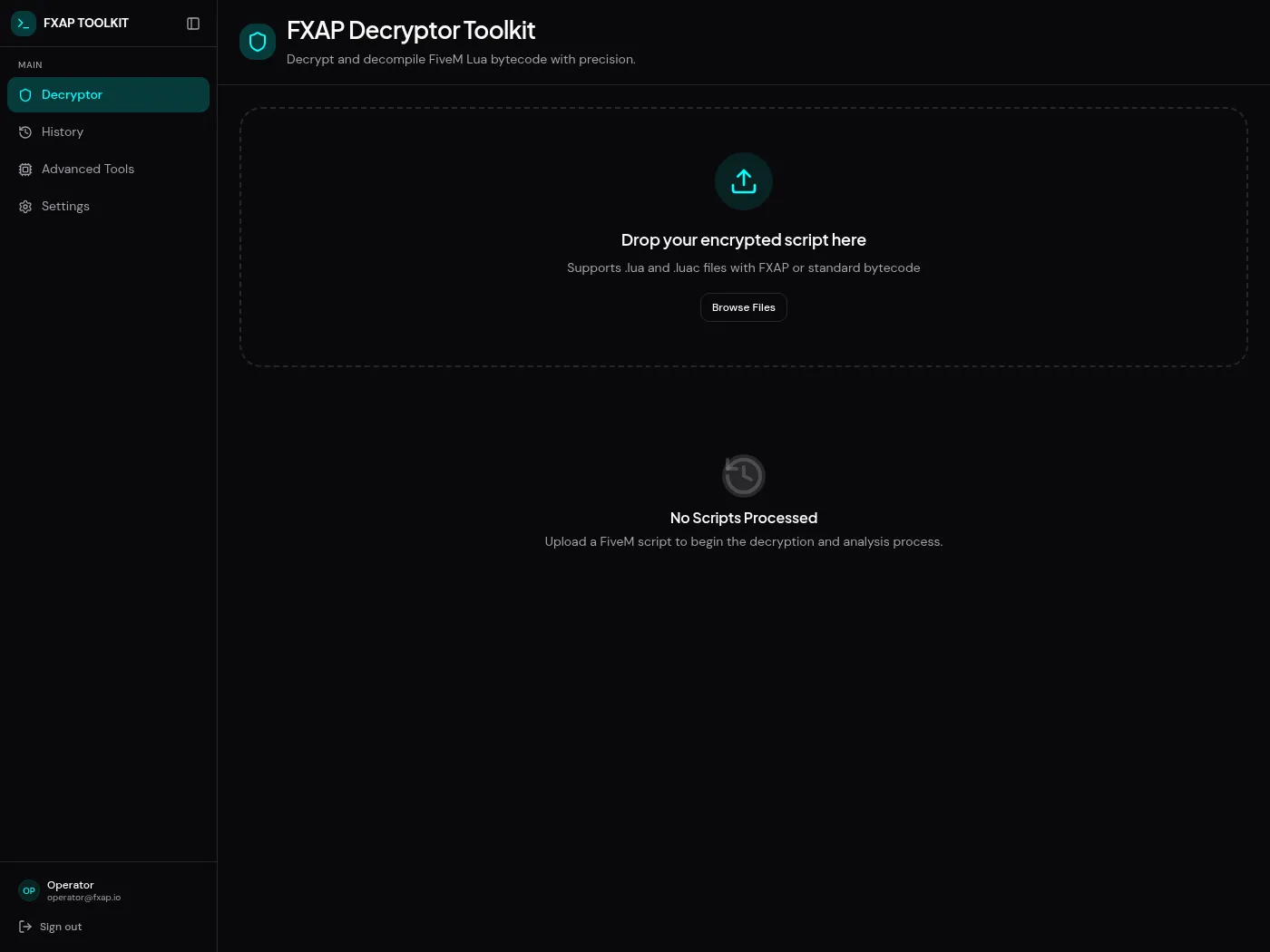 FXAP Decryptor Toolkit