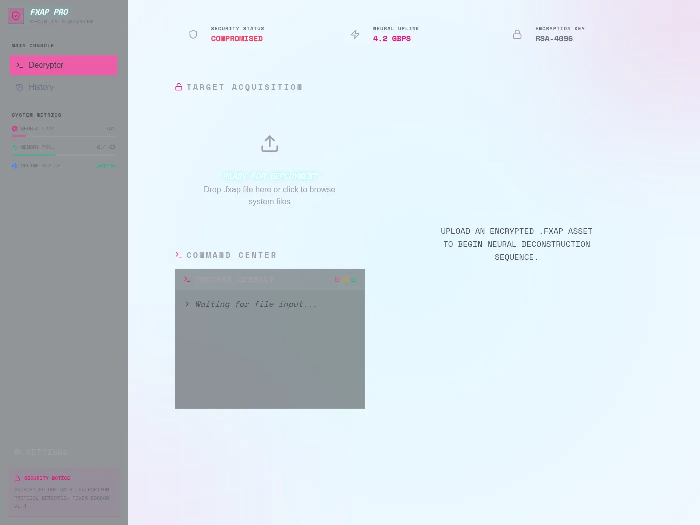 FXAP Decryptor