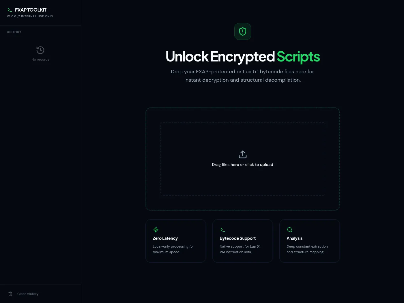 FXAP Decrypt & Decompiler