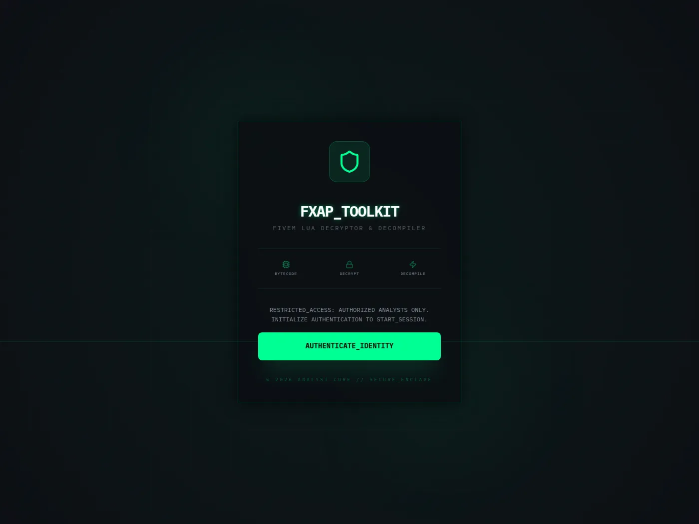 FXAP Lua Decryptor