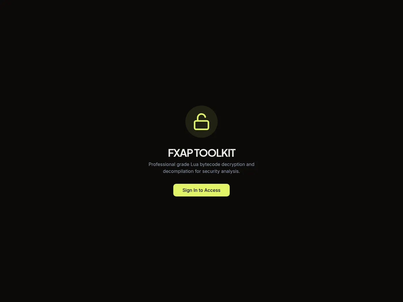 FXAP Lua Decrypt Toolkit