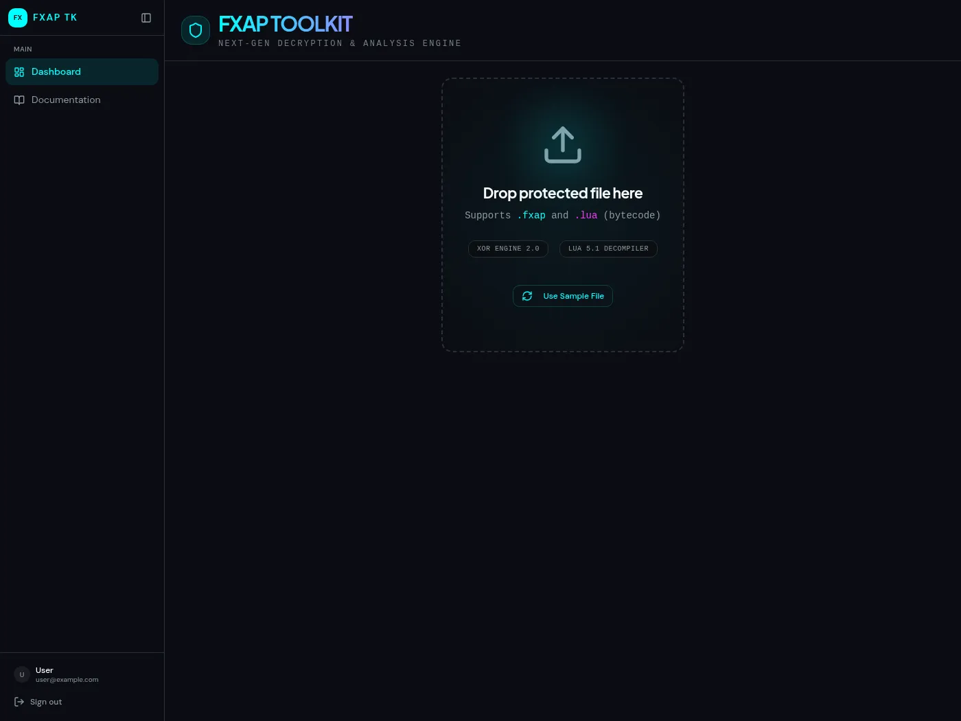 FXAP Lua Decryptor Toolkit