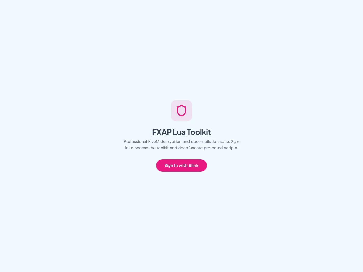 FXAP Lua Decrypt Toolkit