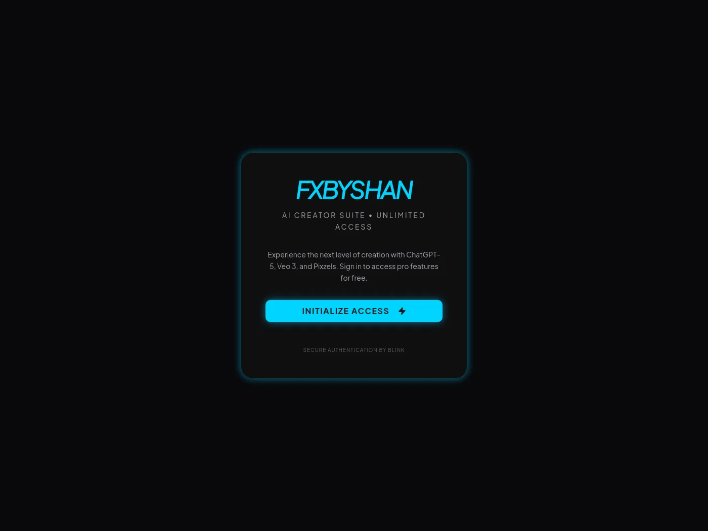 Fxbyshan AI Creator Suite