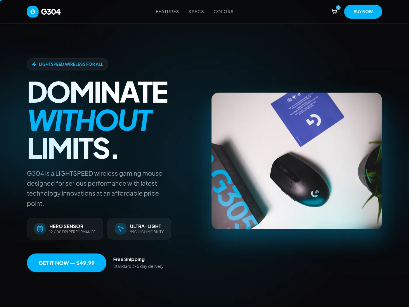 G304 Mouse Storefront
