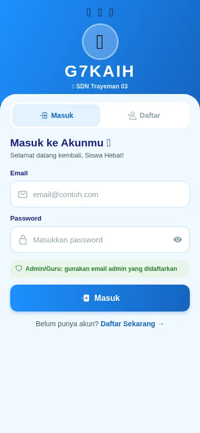 G7KAIH Character App