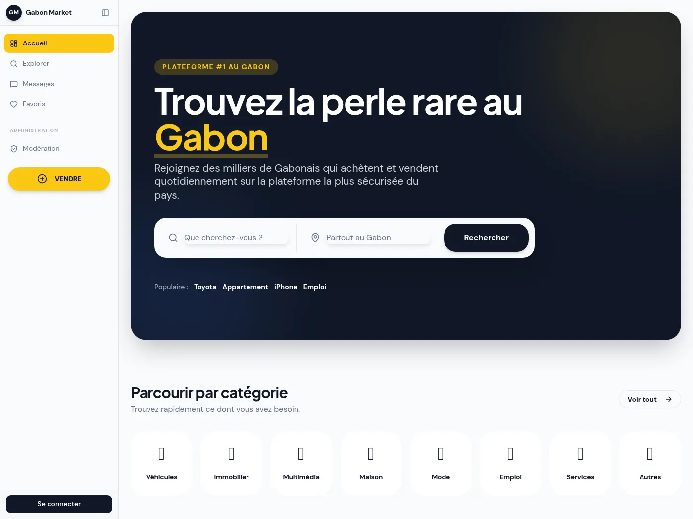 Gabon MarketPlace