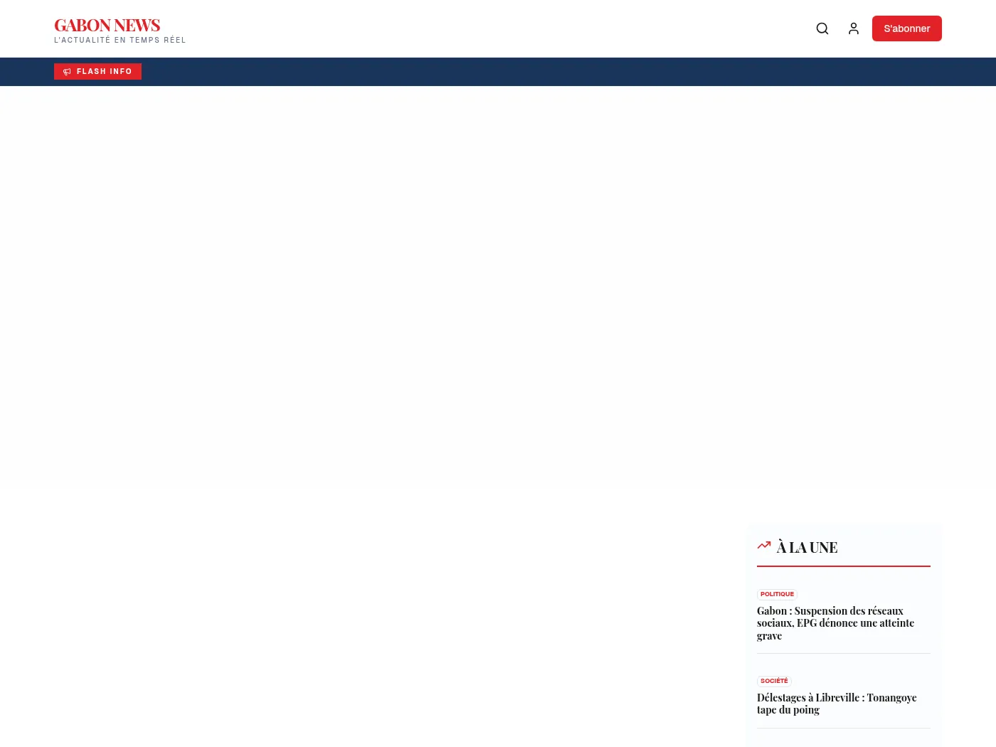 Gabon New Web Clone