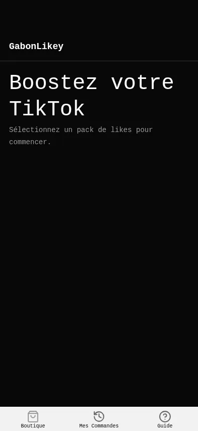 GabonLikey Service App