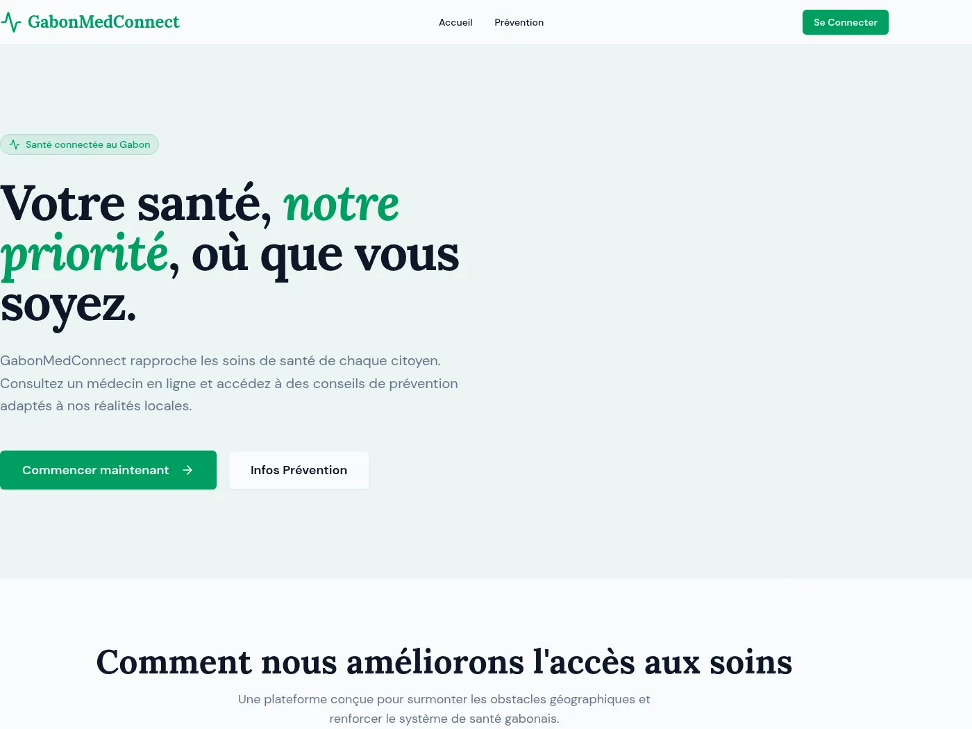 GabonMedConnect Platform