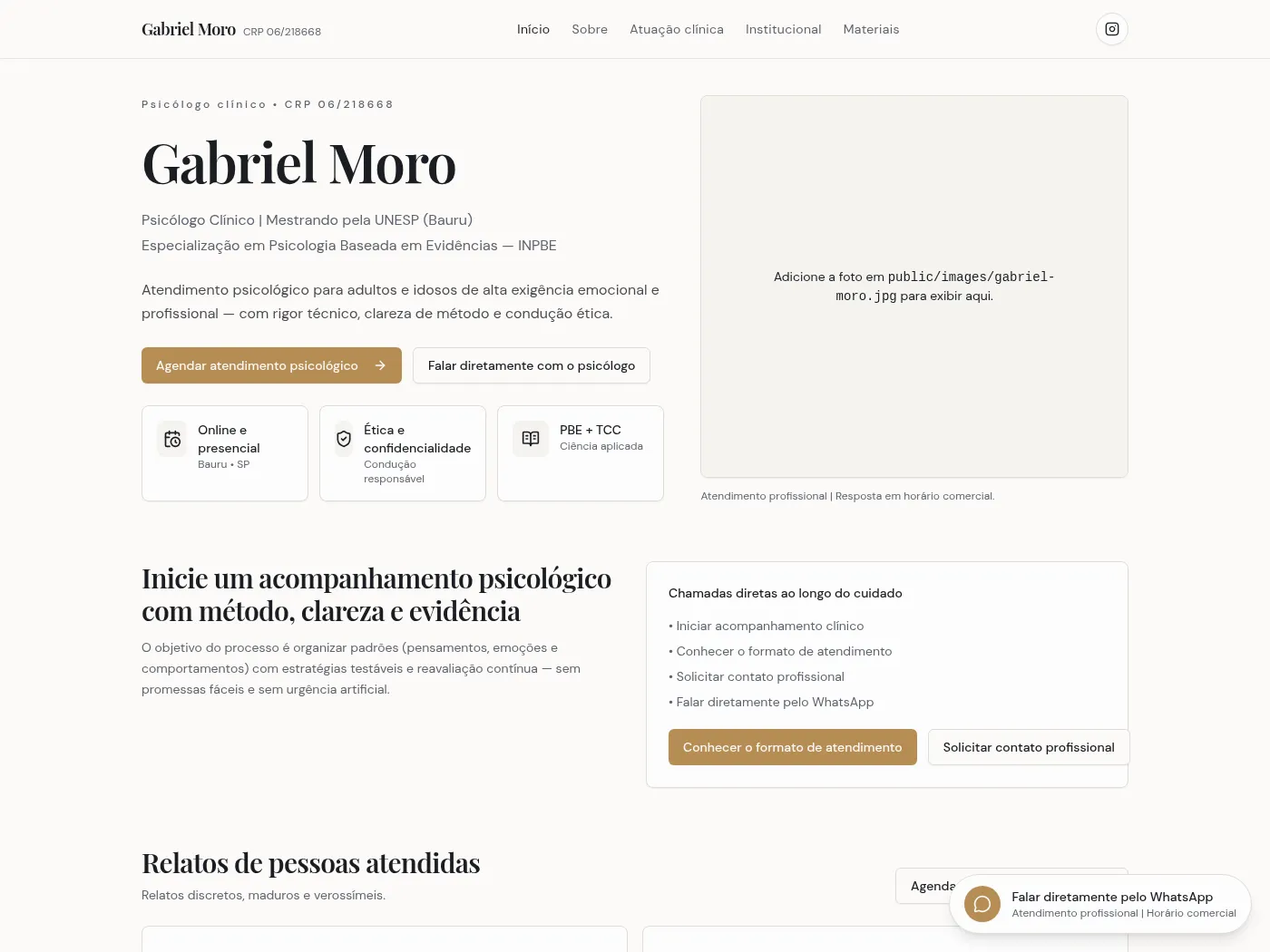Gabriel Moro Premium Site