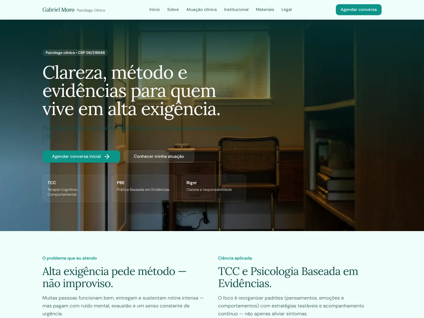 Gabriel Moro Psicólogo Site