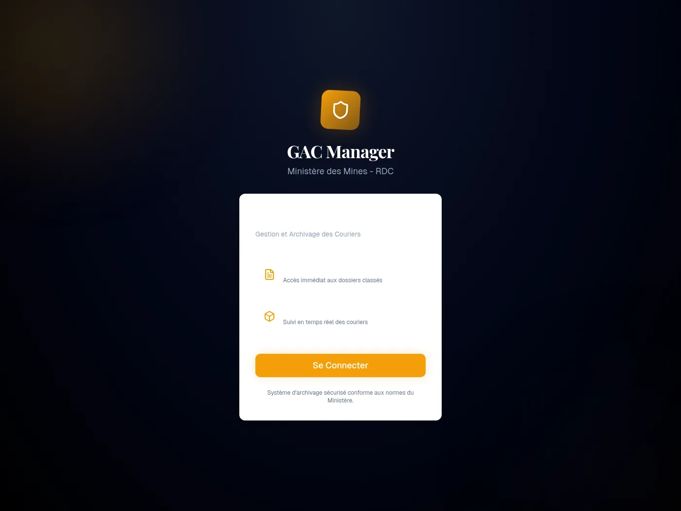 GAC Courier Manager