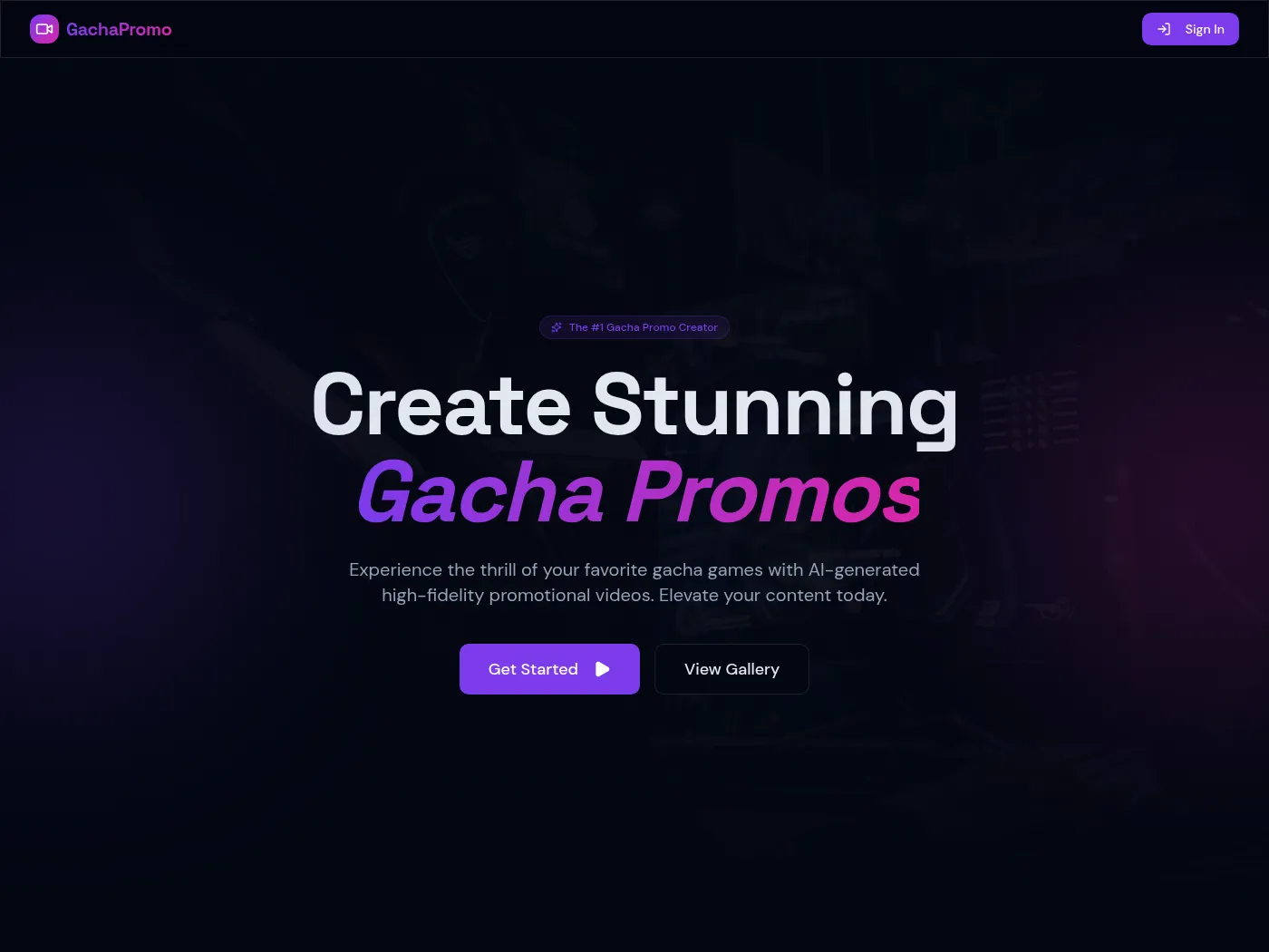 GachaGame Picks Promo
