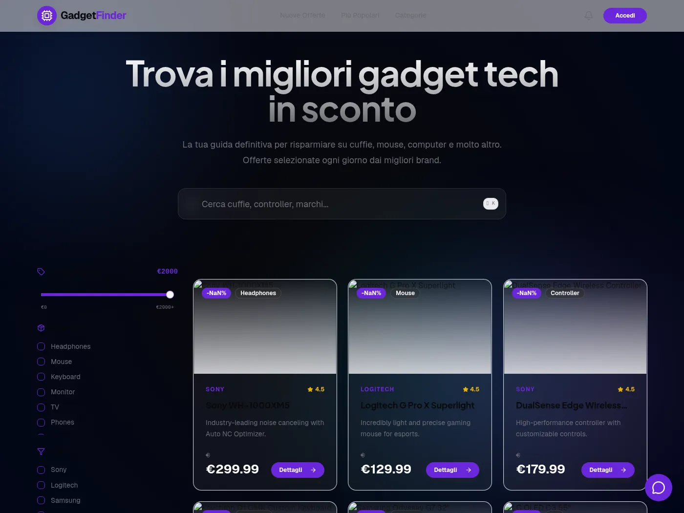 Gadget Deals Finder