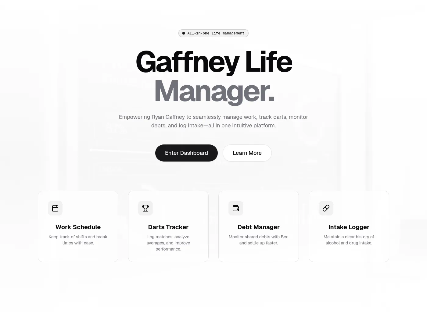 Gaffney Life Manager